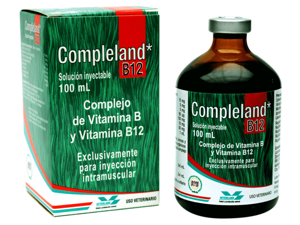 Compleland® B12 | Complejo B Veterinario con Vitamina B12 | Vitamina B1 ...