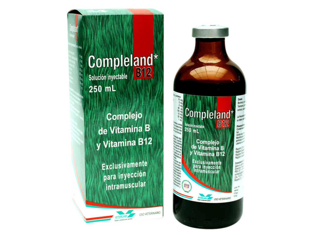 Compleland® B12 | Complejo B Veterinario con Vitamina B12 | Vitamina B1 ...