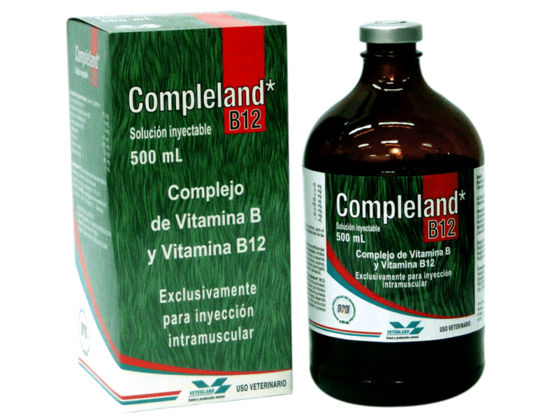 Compleland® B12 | Complejo B Veterinario con Vitamina B12 | Vitamina B1 ...